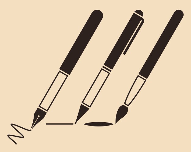 Set of Pens Vector Images (over 150,000)