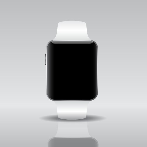 Smartwatch compass app ui ux gui wristwatch map Vector Image