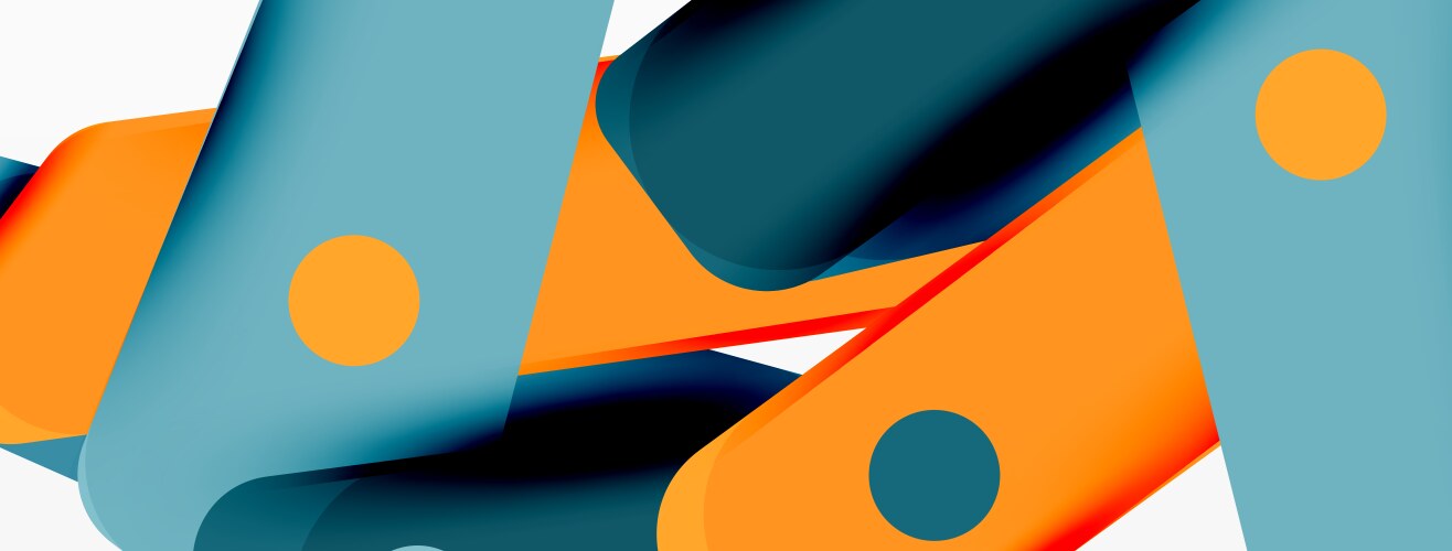 Tech minimal geometric wallpaper creative Vector Image