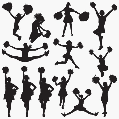 Cheerleading Vector Images (over 4,500)