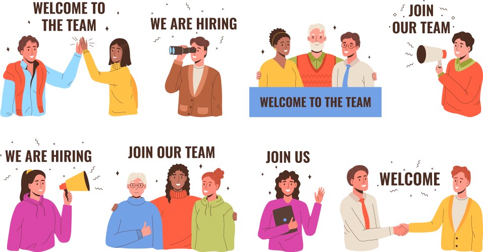 Welcome to the Team Vector Images (over 4,500)