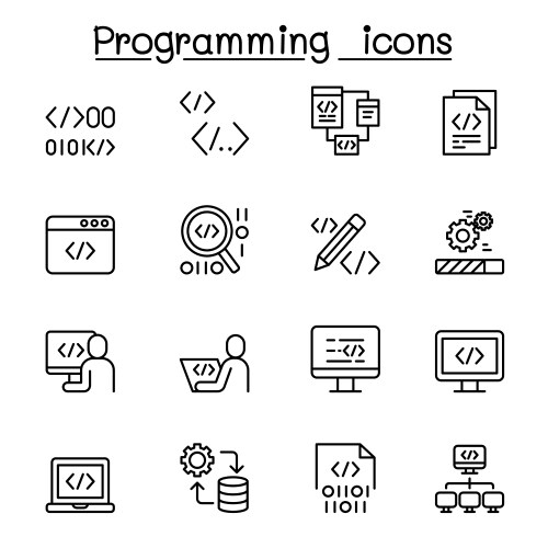 Programmer Silhouette Vector Images (over 1,300)