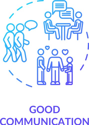 Be a good friend cartoon banner with doodle Vector Image