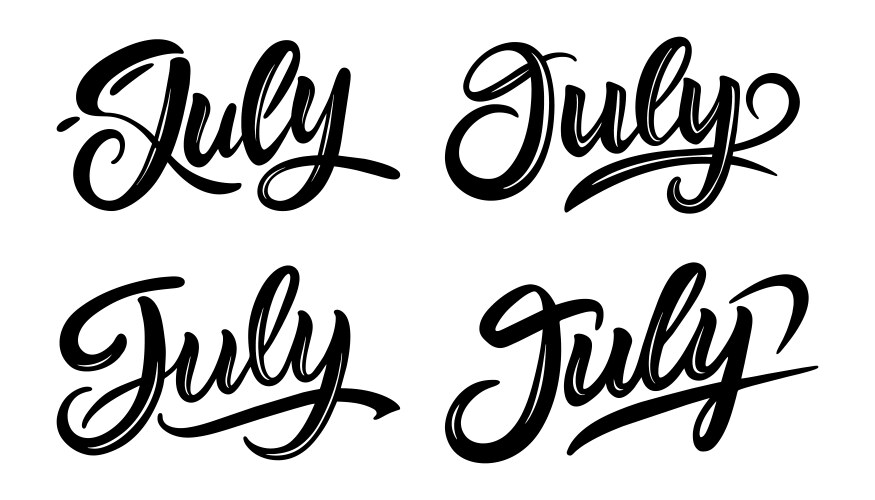 Gracias handwriting black and white calligraphy Vector Image