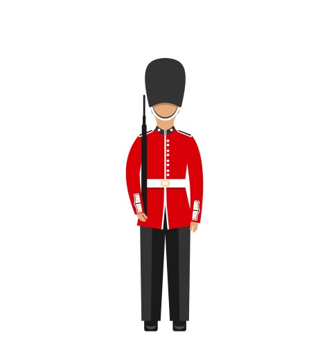 Queens guard Royalty Free Vector Image - VectorStock