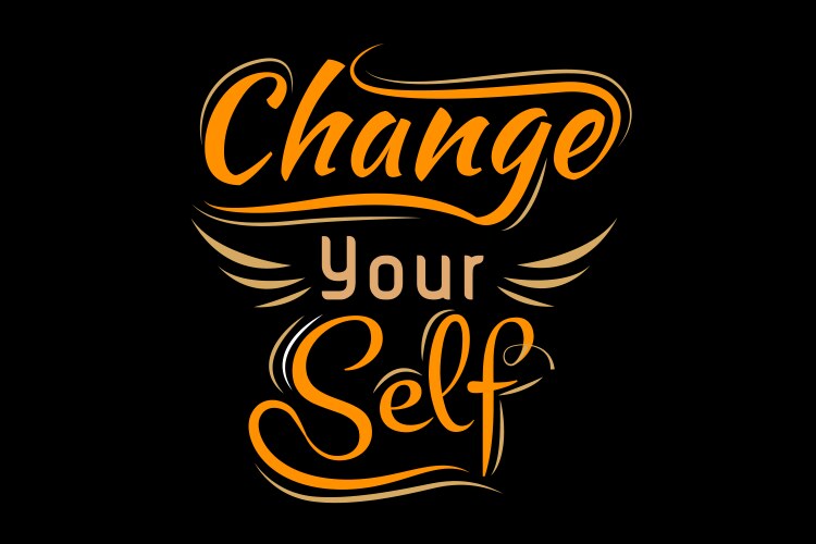 Make yourself proud quotes typography design Vector Image