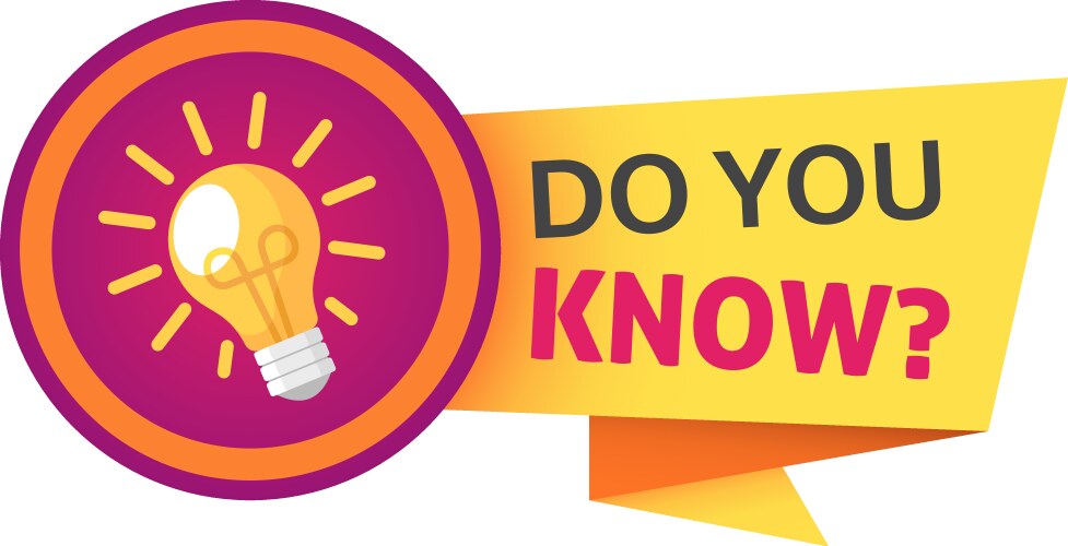 Do You Know Vector Images (over 480)