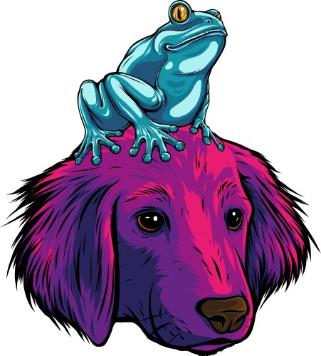 Dachshund dog adorable art Royalty Free Vector Image