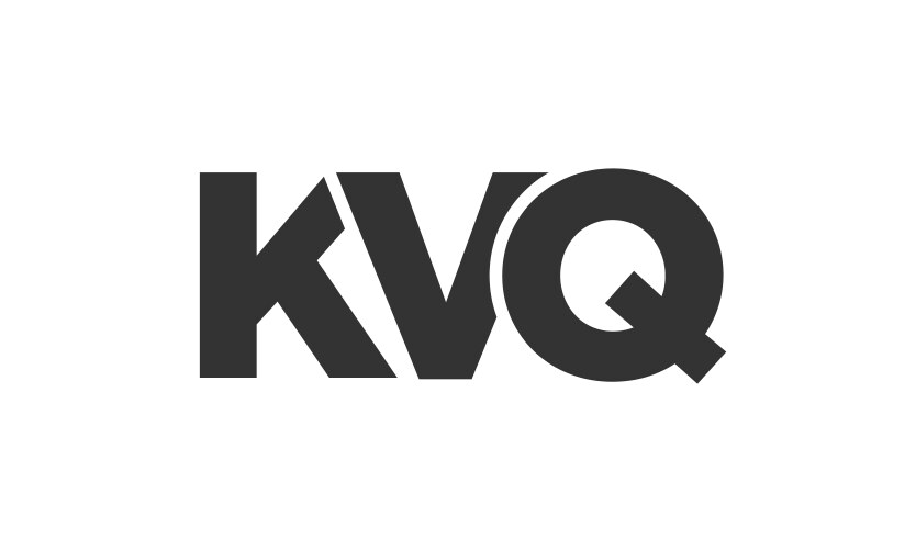 Viq logo design template with strong and modern Vector Image