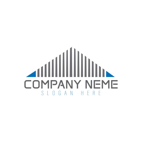 Creative modern architecture logo design Vector Image