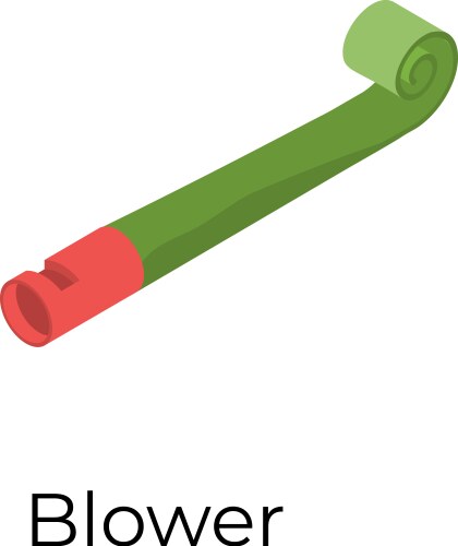 Party blower Royalty Free Vector Image - VectorStock