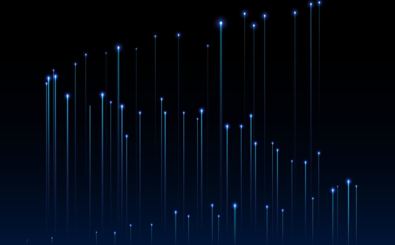 Abstract vertical stripe lines with light effect Vector Image