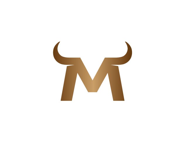 Fighting bull jump logo design inspiration Vector Image