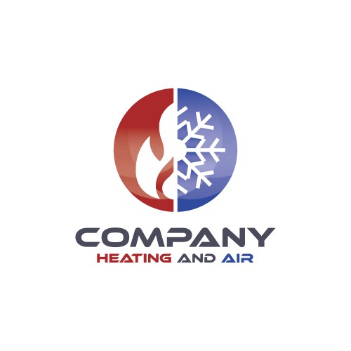 Air conditioning logo Royalty Free Vector Image