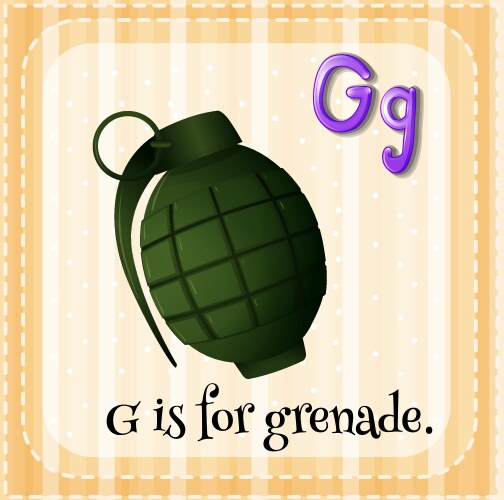 Letter G Flashcards Vector Images (over 320)