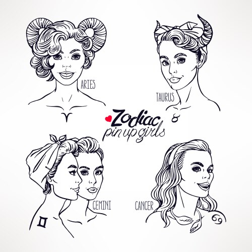 Zodiac sign Royalty Free Vector Image - VectorStock