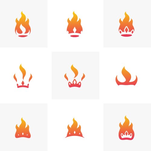 Fire Crown Logo Vector Images (over 850)