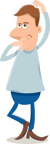 Man Thinking Cartoon Vector Images (over 17,000)