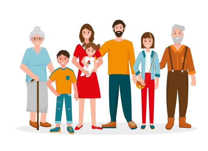 Family Cartoon Three Boys Vector Images (over 420)