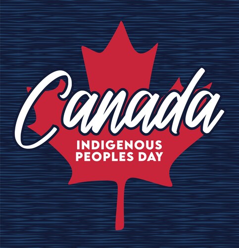Indigenous peoples celebrate canadian Royalty Free Vector