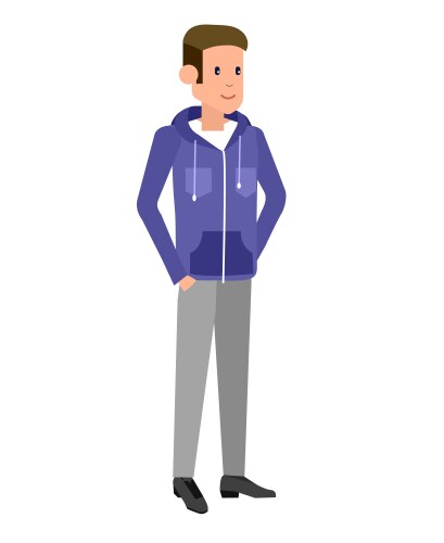 Tall vs. Short Men Cartoon Royalty Free Vector Image