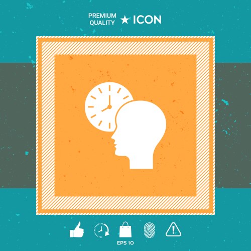 Personal schedule time management person Vector Image