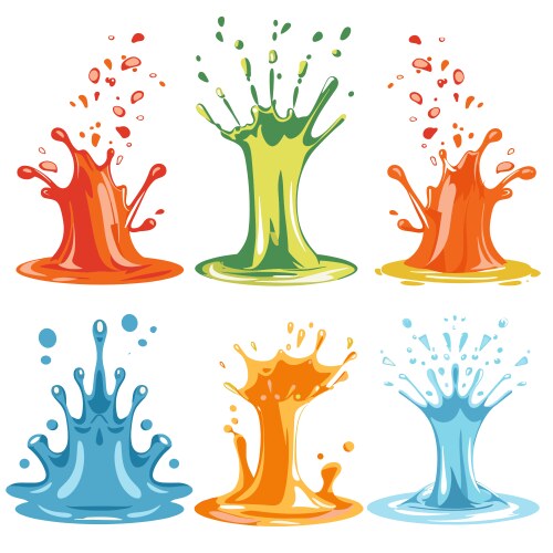 Cartoon Paint Splatter Vector Images (over 3,100)
