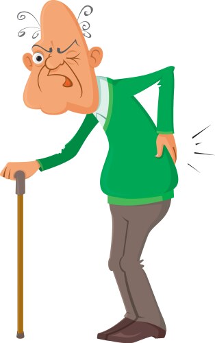 Backache Royalty Free Vector Image - VectorStock