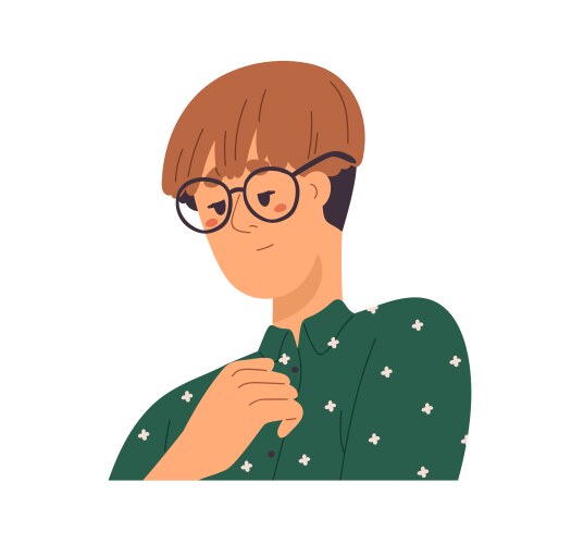 Emotions Timid Cartoon Vector Images (over 180)