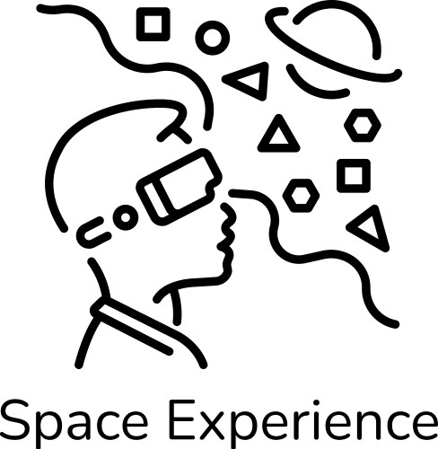 Virtual experience Royalty Free Vector Image - VectorStock