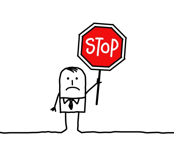 Stop Cartoon Vector Images (over 30,000)