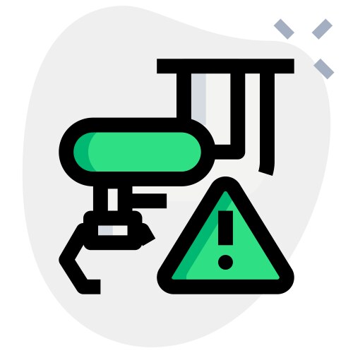 Defect detecting in a manufacturing machine Vector Image