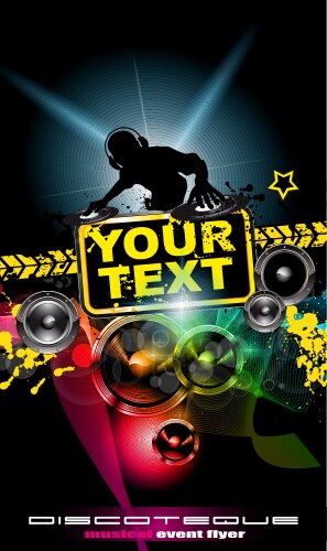 Dj Poster Vector Images (over 18,000)