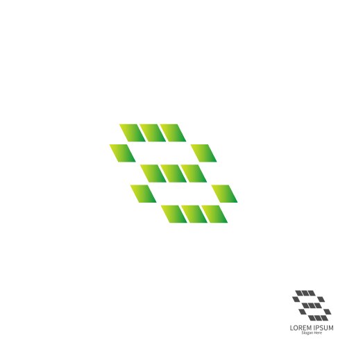 Number 7 logo icon design Royalty Free Vector Image