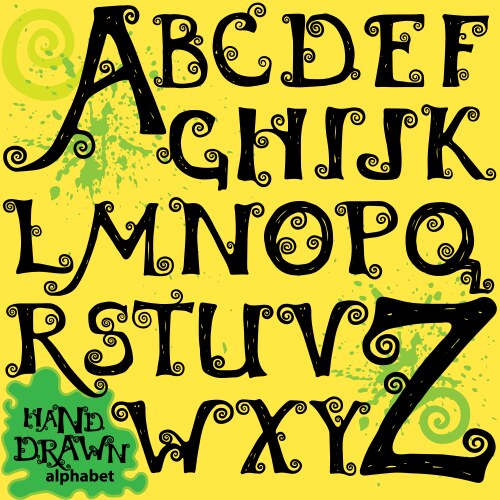 Curve Alphabet Vector Images (over 33,000)