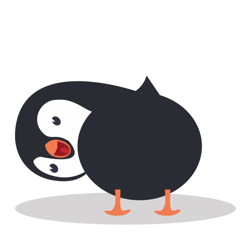 Penguin Side View Vector Images (78)