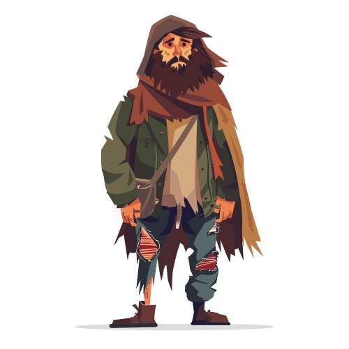 Homeless Man Vector Images (over 5,500)
