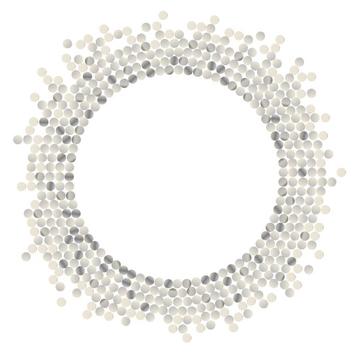 Silver dots Royalty Free Vector Image - VectorStock