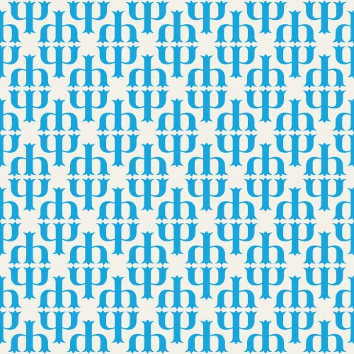 Geometric rounded sky seamless pattern background Vector Image