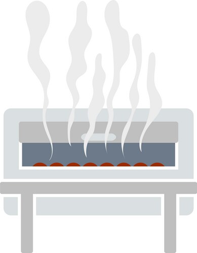 Chafing dish icon Royalty Free Vector Image - VectorStock