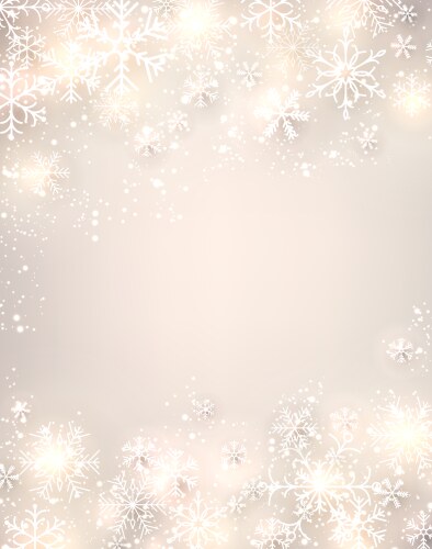 Round christmas background with colorful Vector Image