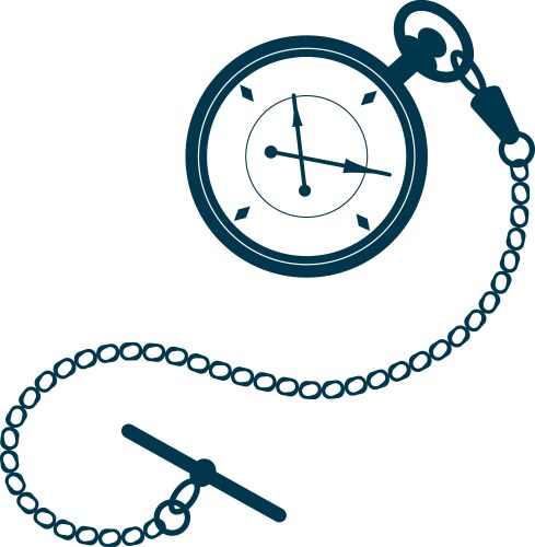 Pocket watch tattoo Royalty Free Vector Image - VectorStock