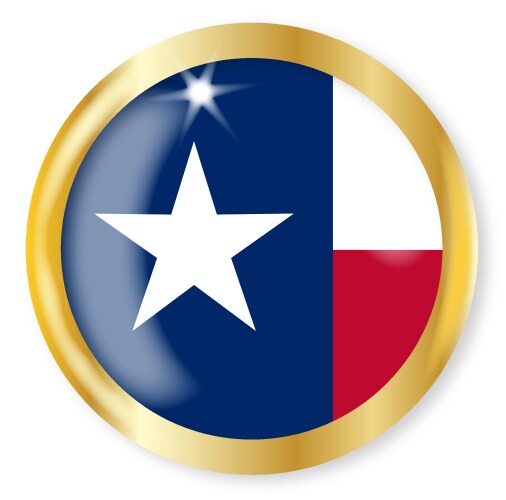 Flag texas Royalty Free Vector Image - VectorStock