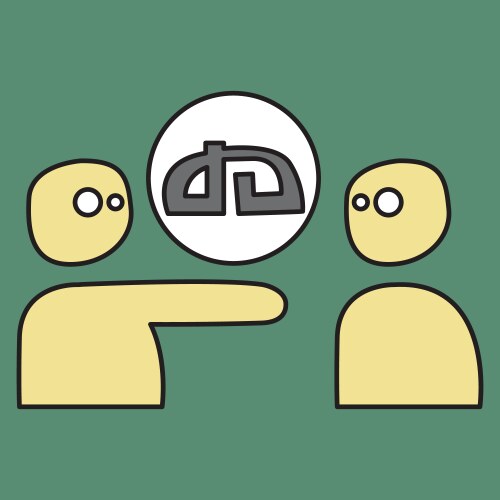 Deviant deviantart social media Royalty Free Vector Image