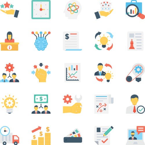 Set of 9 flat minimal infographics Royalty Free Vector Image