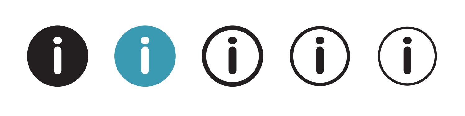 Information icon Royalty Free Vector Image - VectorStock