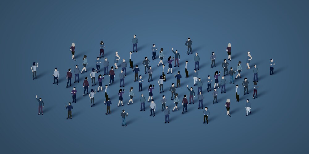 Cartoon Crowd Vector Images (over 23,000)