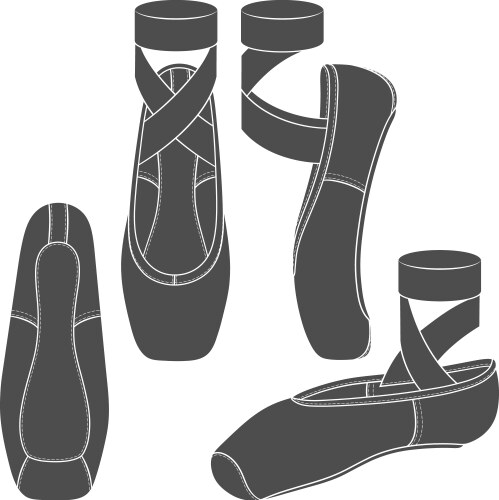 Ballet Shoes Vector Images (over 4,900)