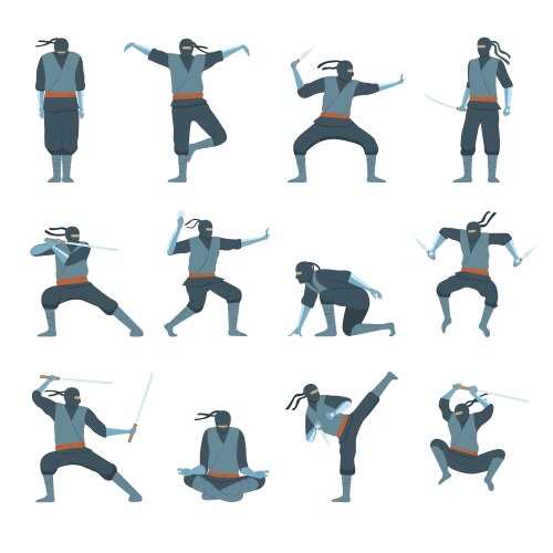 Ninja Vector Images (over 18,000)