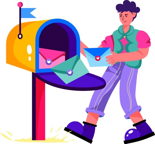 Post Letter Vector Images (over 100,000)